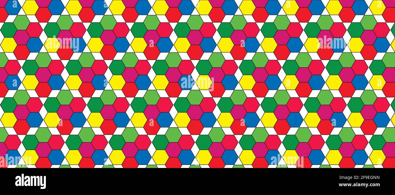 Abstract background of colored hexagons Stock Vector Image & Art - Alamy