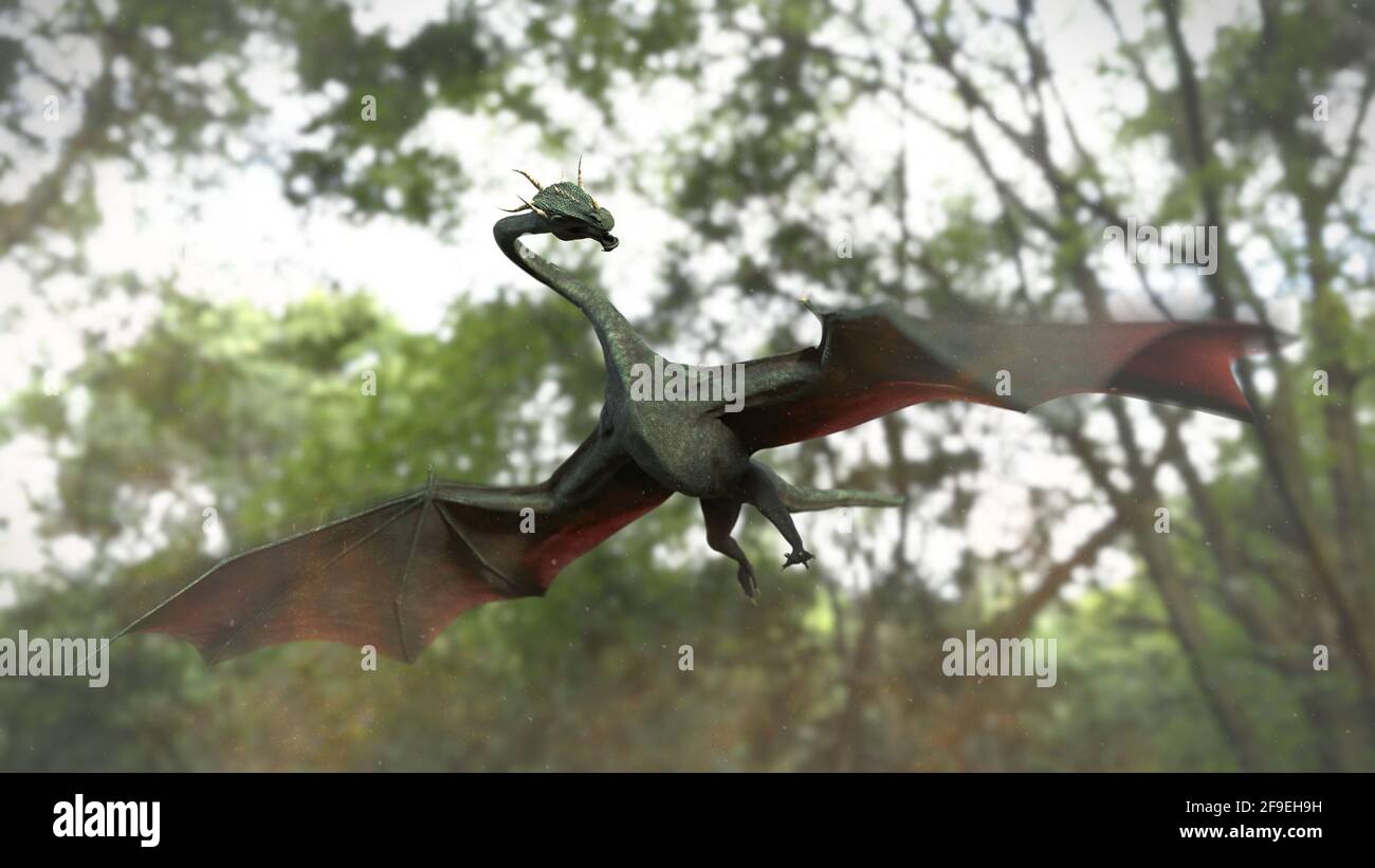 Real Flying Dragon