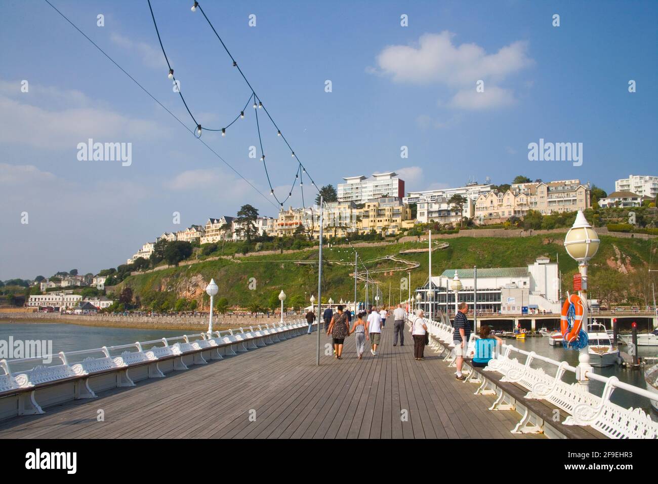 Torquay pier devon hi-res stock photography and images - Alamy