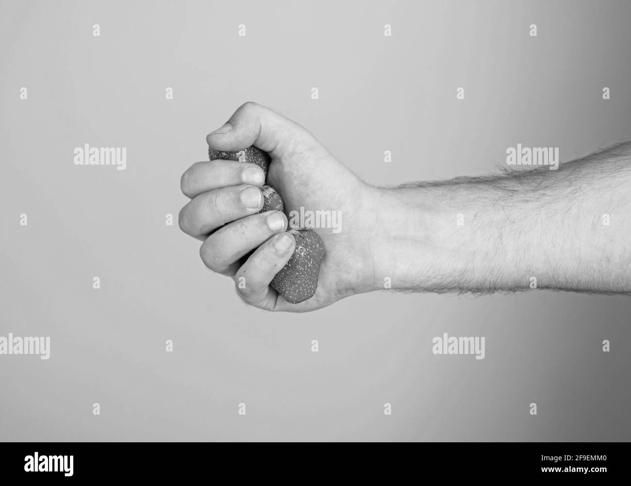 Close up ripe red strawberries Black and White Stock Photos & Images ...