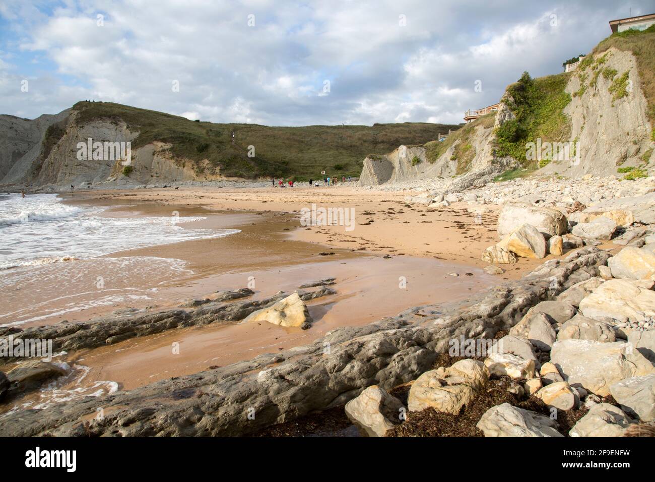 Portio Beach in Santander, Cantabria, Spain Stock Photo - Alamy