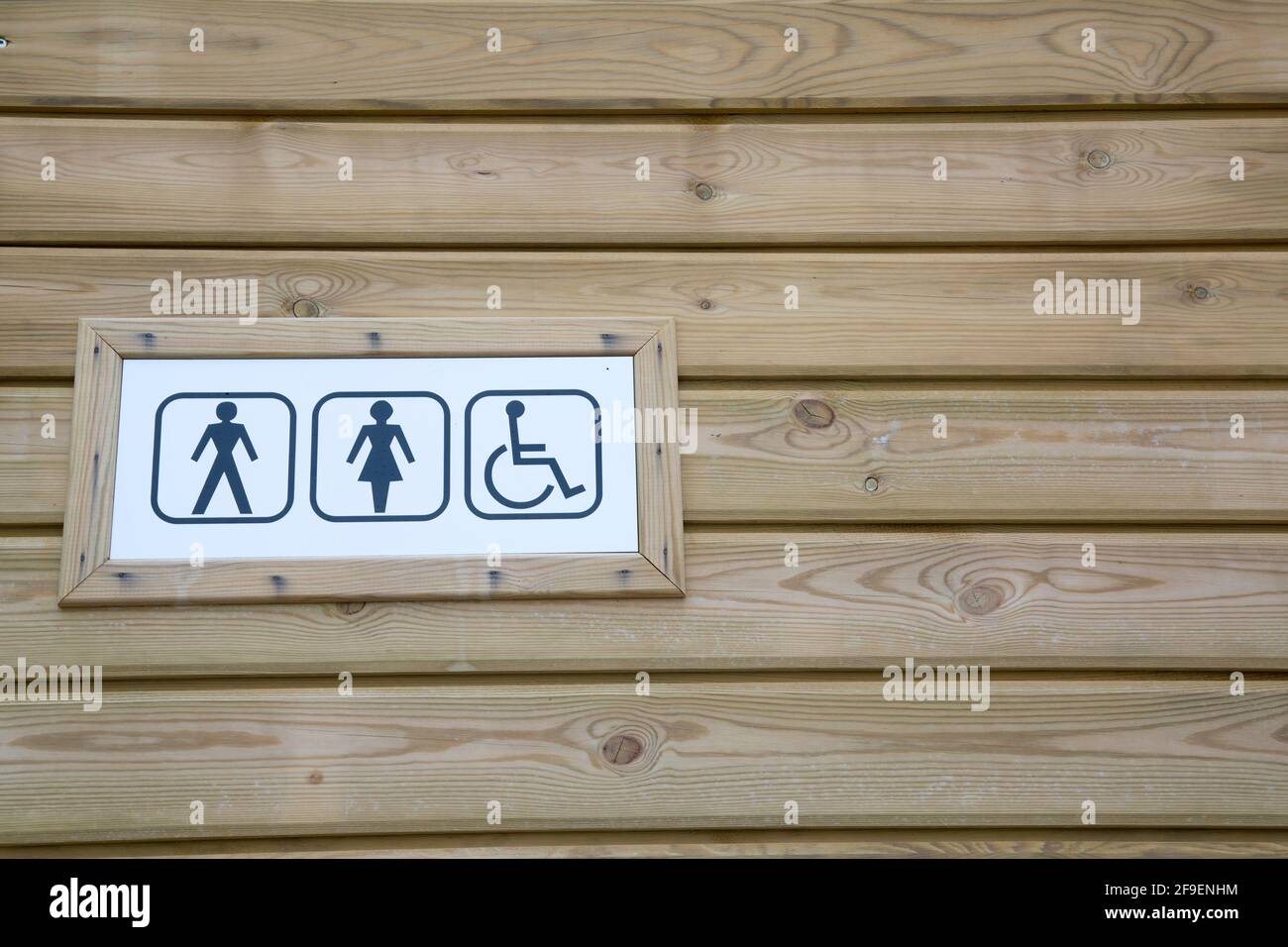 Male and Female WC Sign Stock Photo - Alamy
