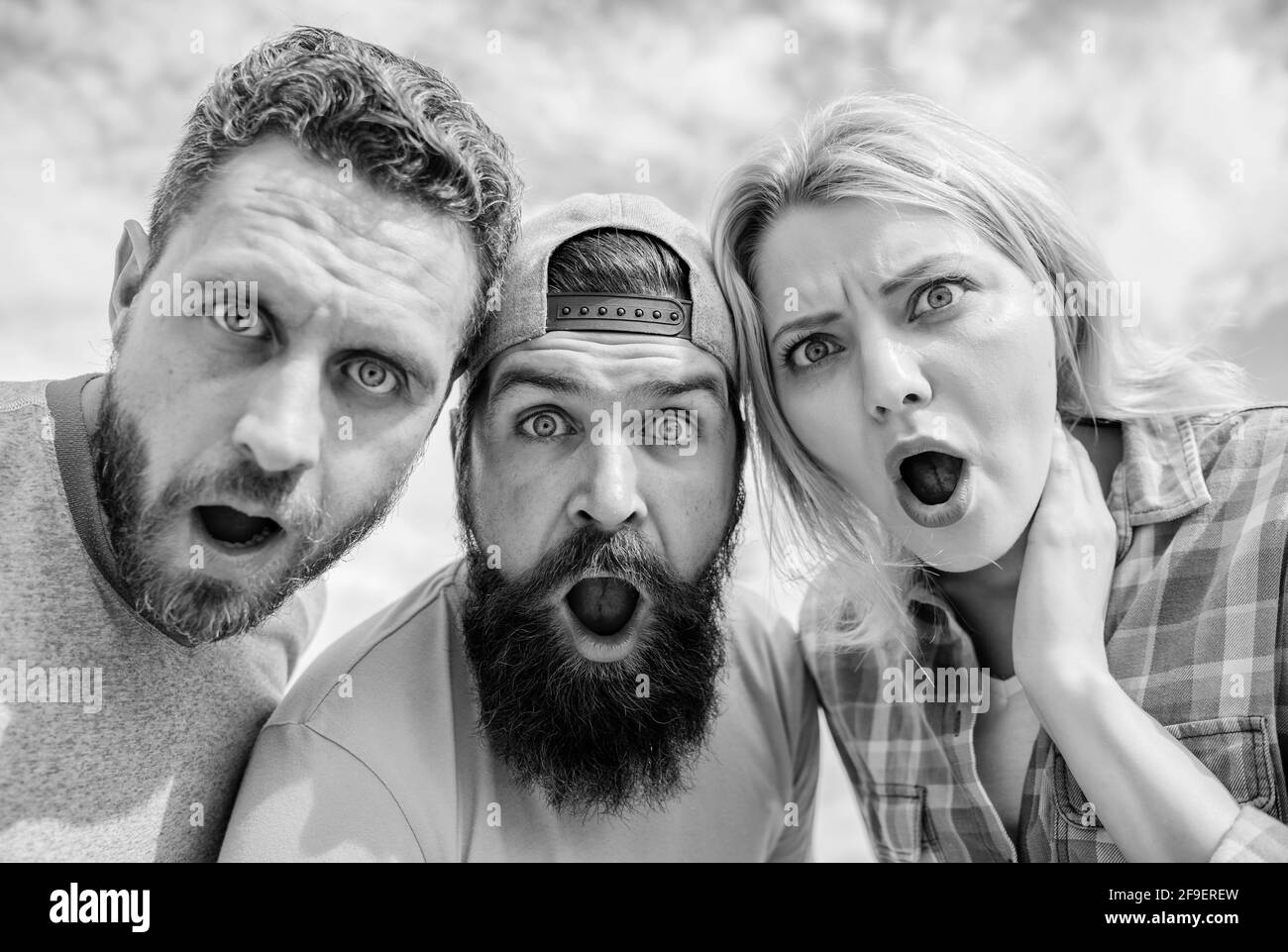 Amazed surprised face expression. How to impress people. Shocking ...