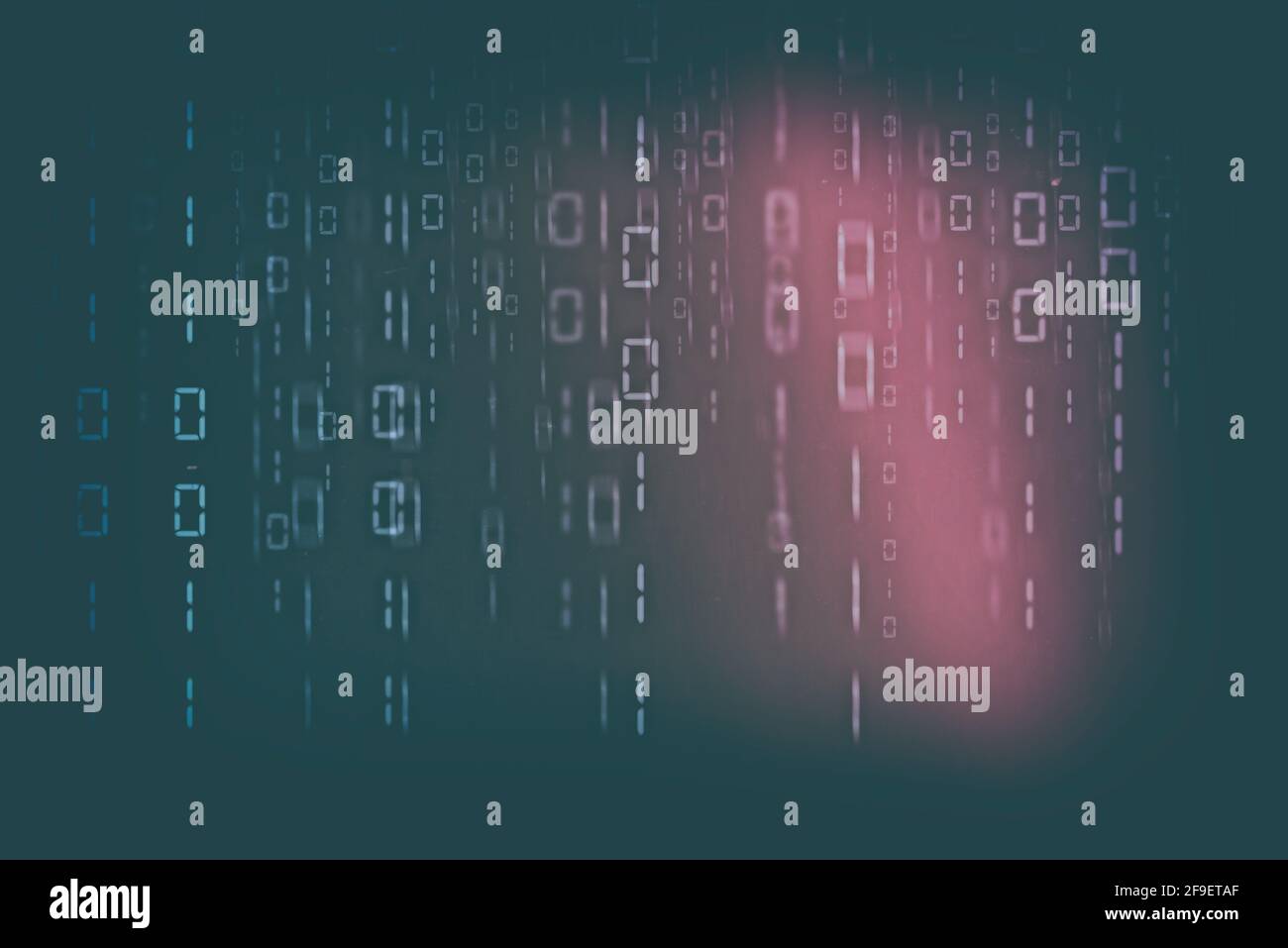 A cloud network technology background with binary codes Stock Photo - Alamy