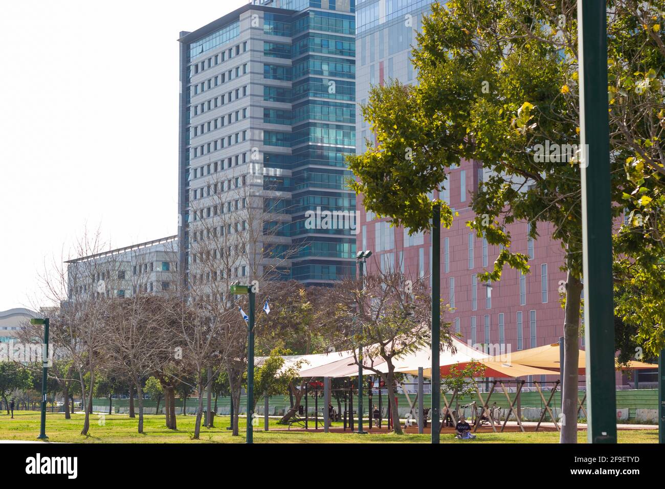 05-04-2021. The building of the Assuta Private Hospital in Tel Aviv ...