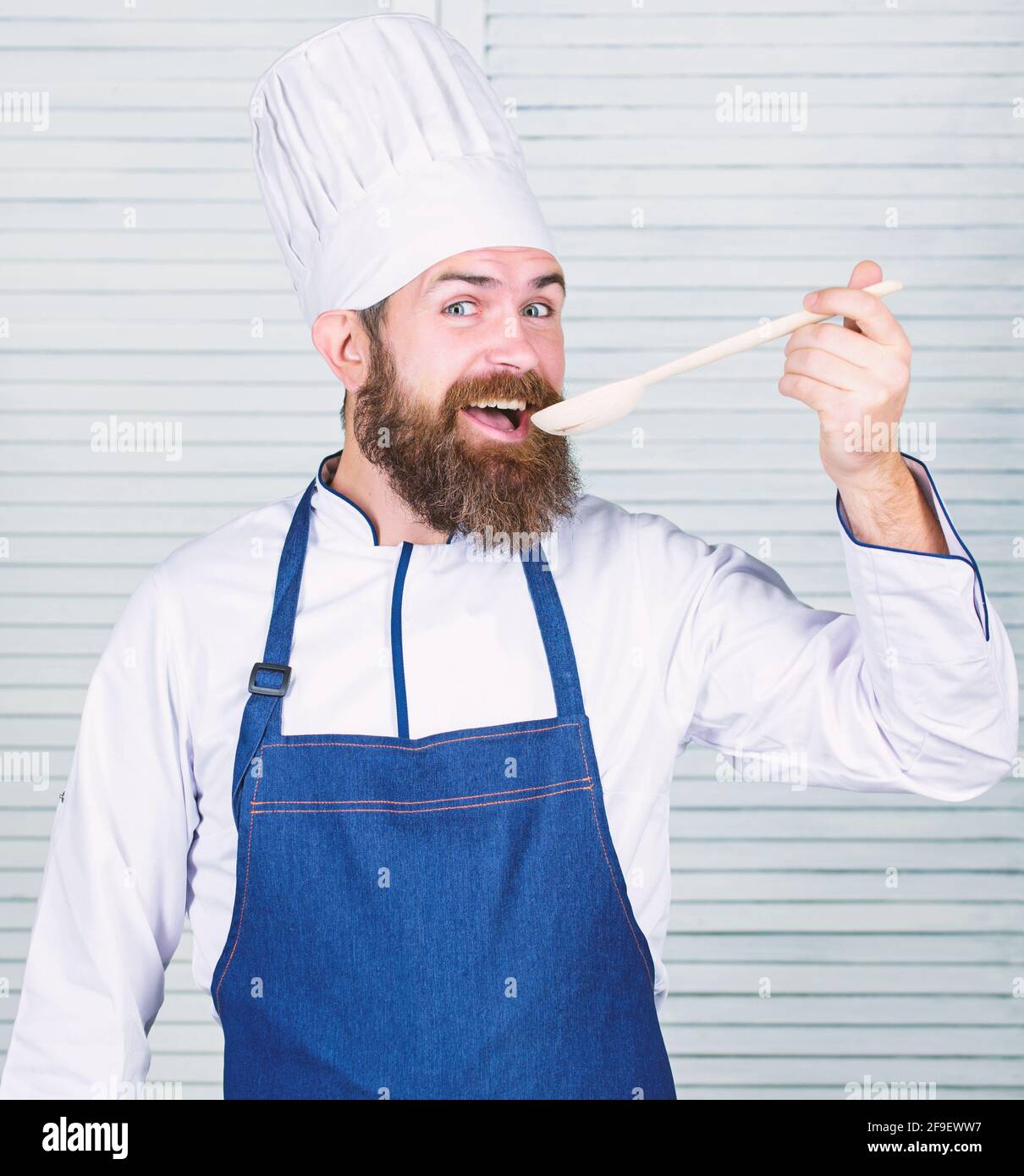 Food preparation. Vegetarian. Mature chef with beard. Dieting and ...