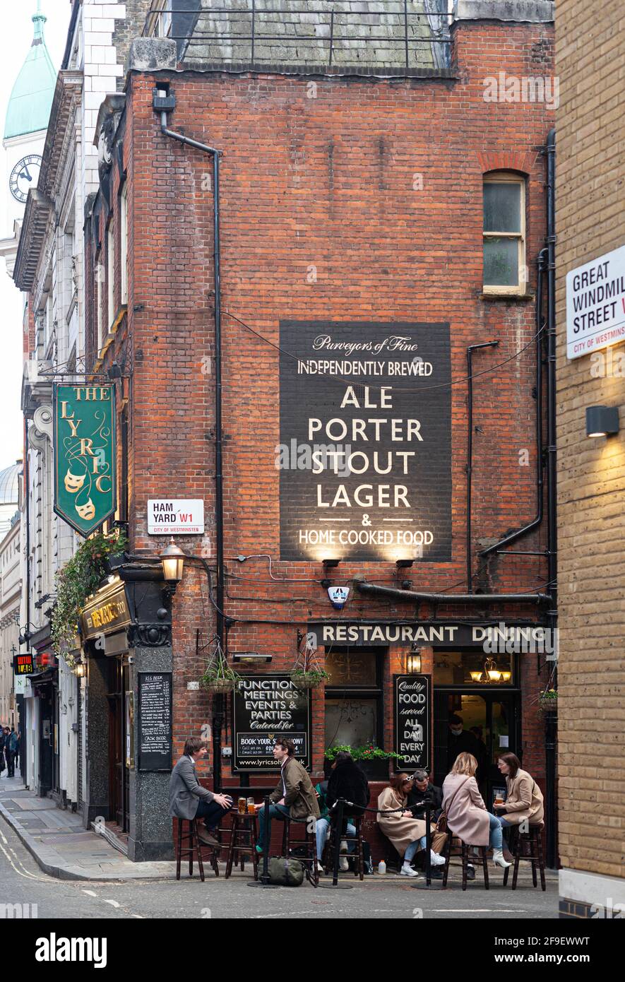Easing lockdown in Soho, London, England, UK Stock Photo - Alamy