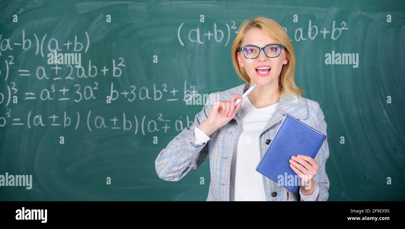 School teacher explain things well and make subject interesting ...