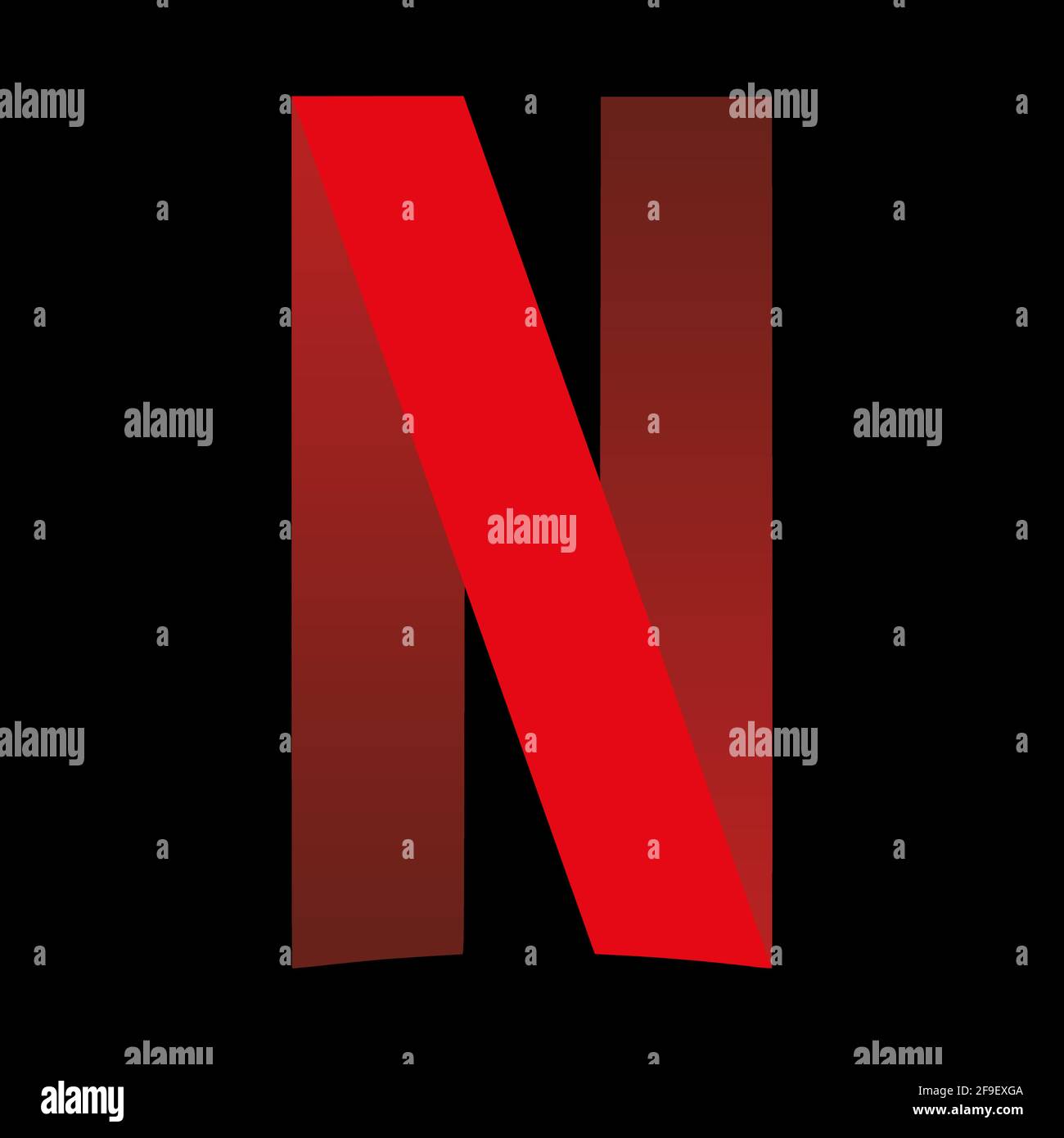 Tv screen with netflix logo Stock Vector Images - Alamy