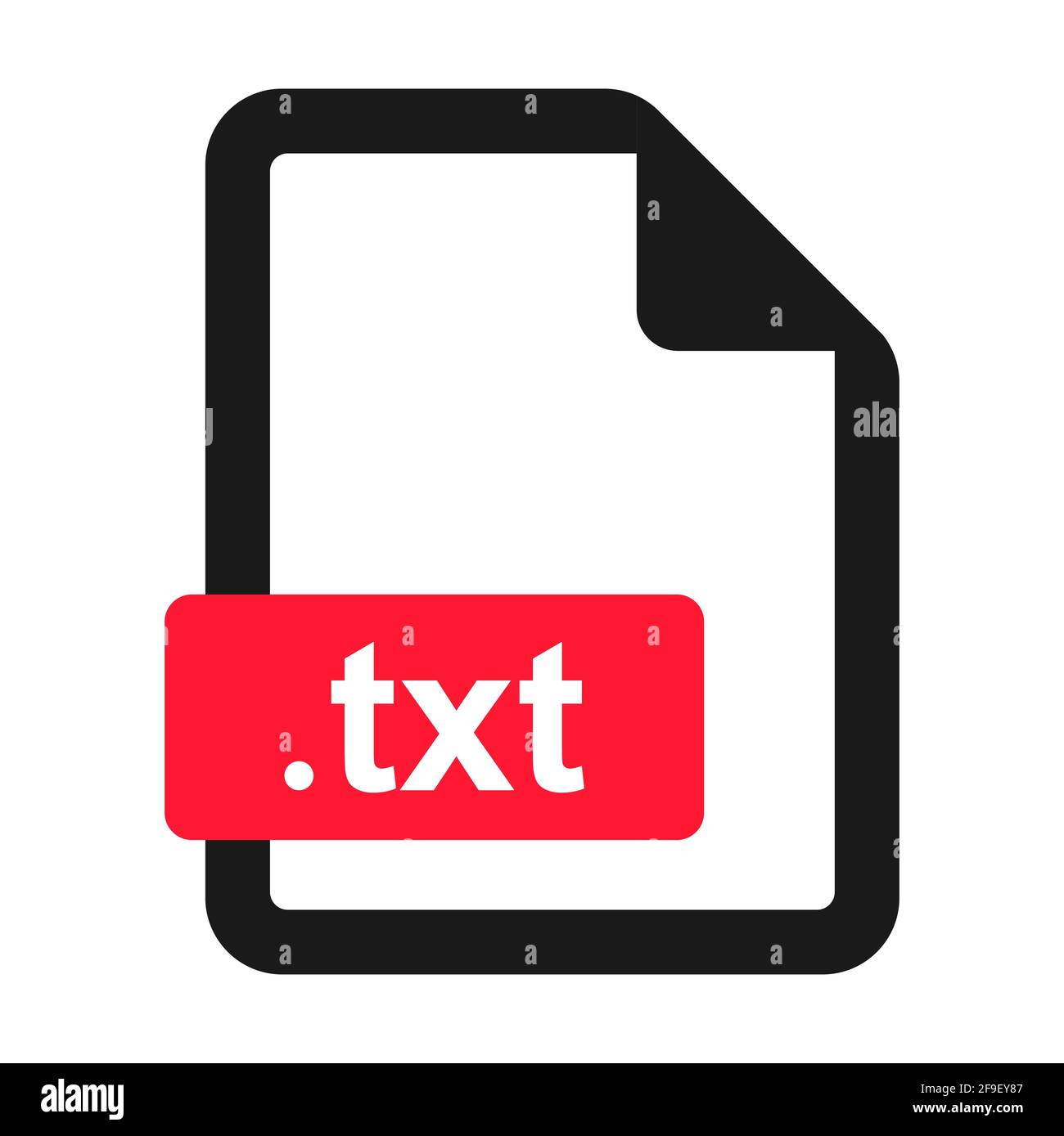 File txt flat icon isolated on white background. txt format vector ...