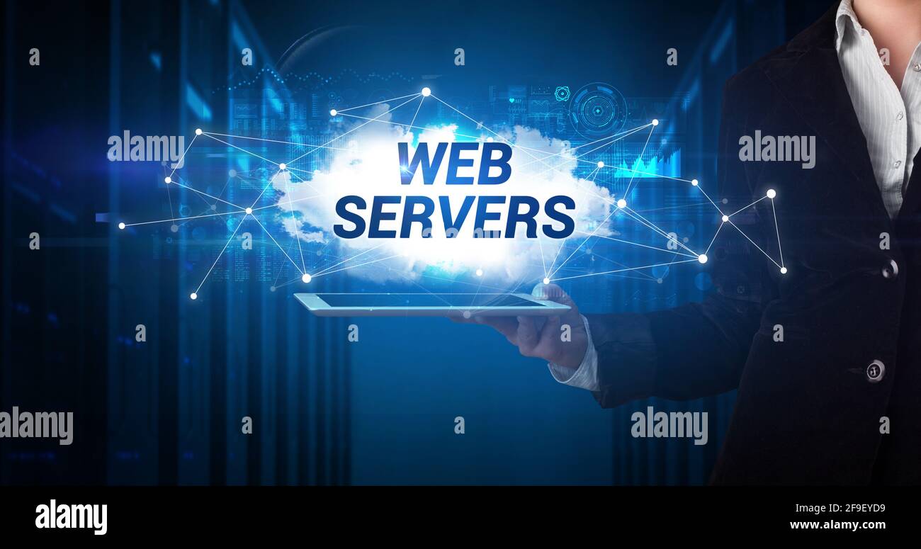 Person holding tablet, technology concept Stock Photo - Alamy
