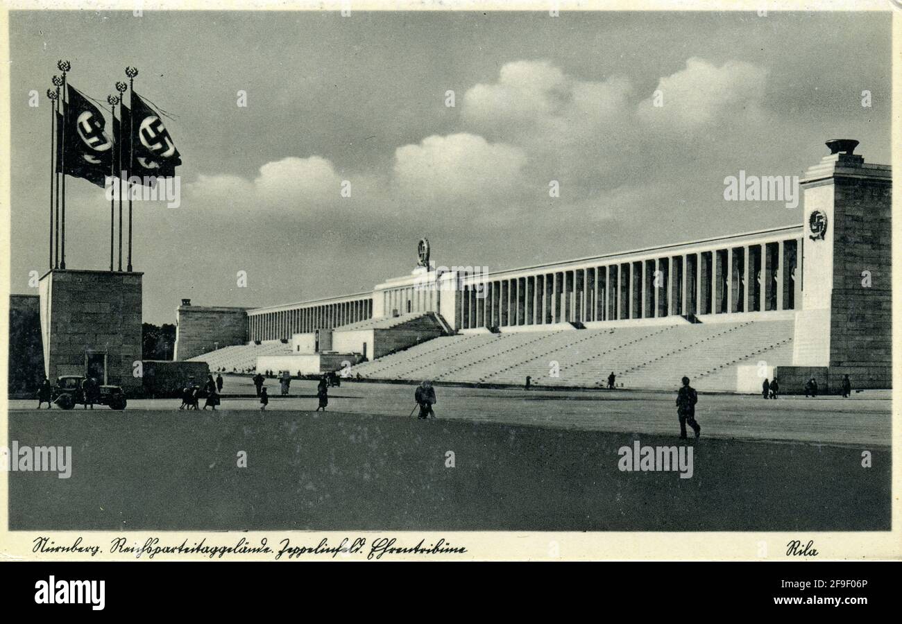 Nuremberg Rally in Nuremberg, Germany - Zeppelin Field at the Nazi ...