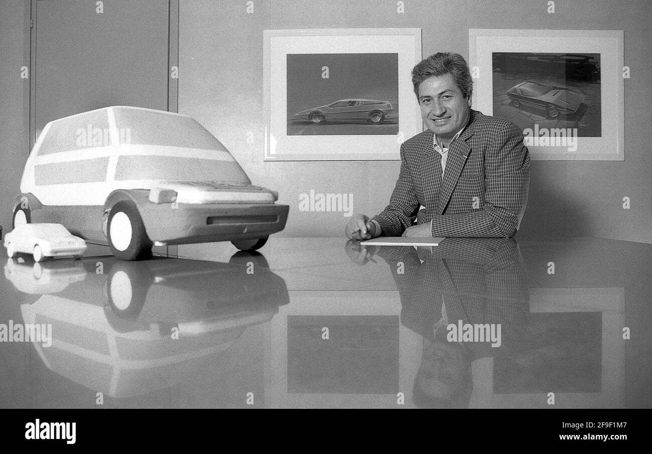 Italian Automobile designer Giorgetto Giugiaro head of Italdesign ...