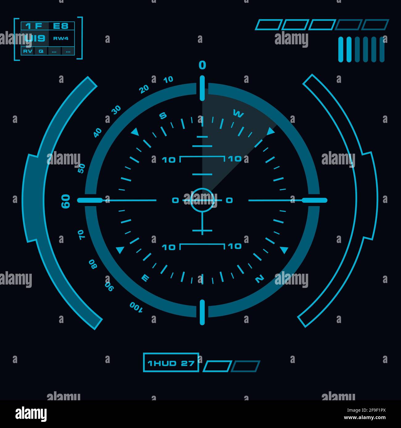 Digital user interface vector dashboard Stock Vector Images - Alamy