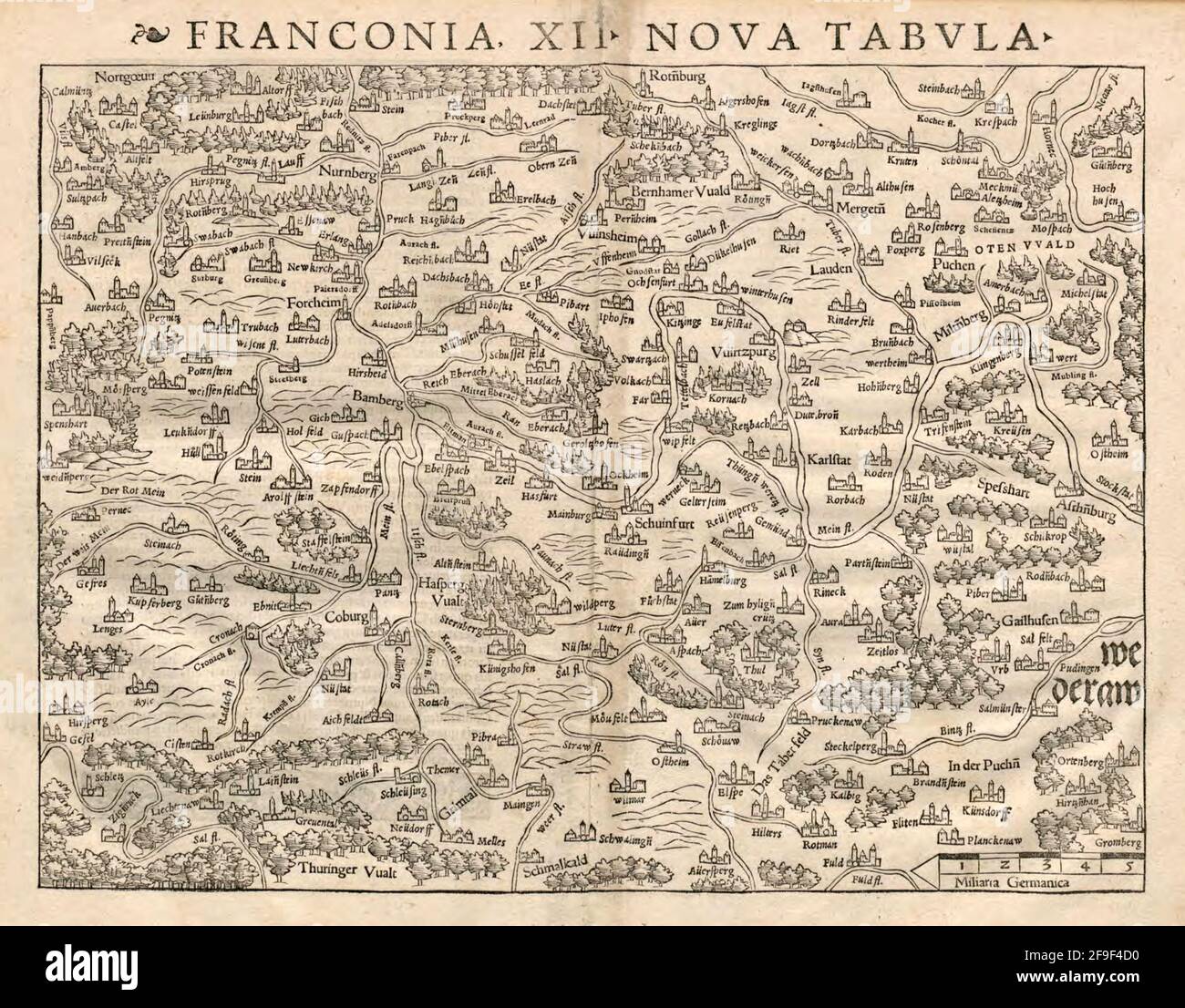 Map of the world 16th century france hi-res stock photography and ...