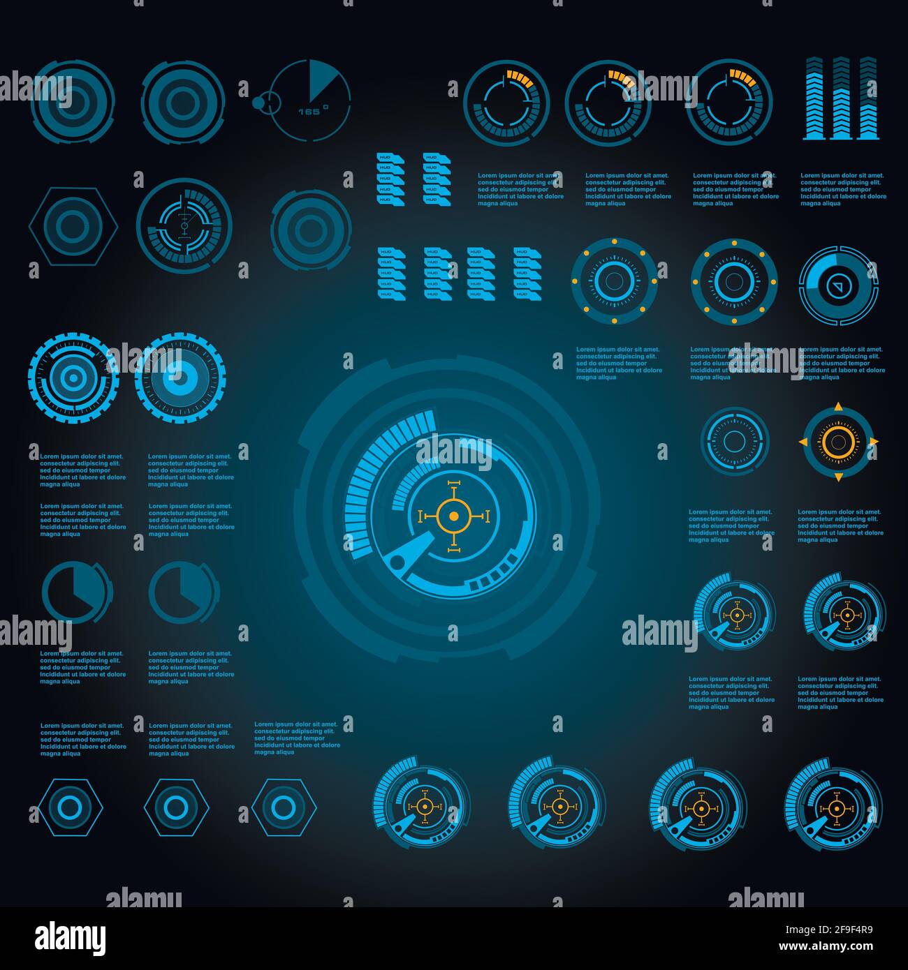 Futuristic touch screen Stock Vector Images - Alamy