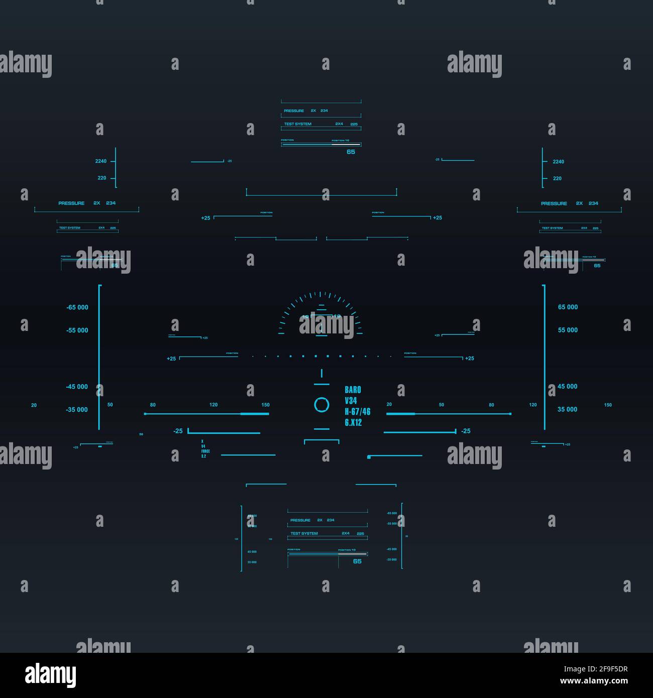 Futuristic Graphic User Interface Stock Vector Image & Art - Alamy