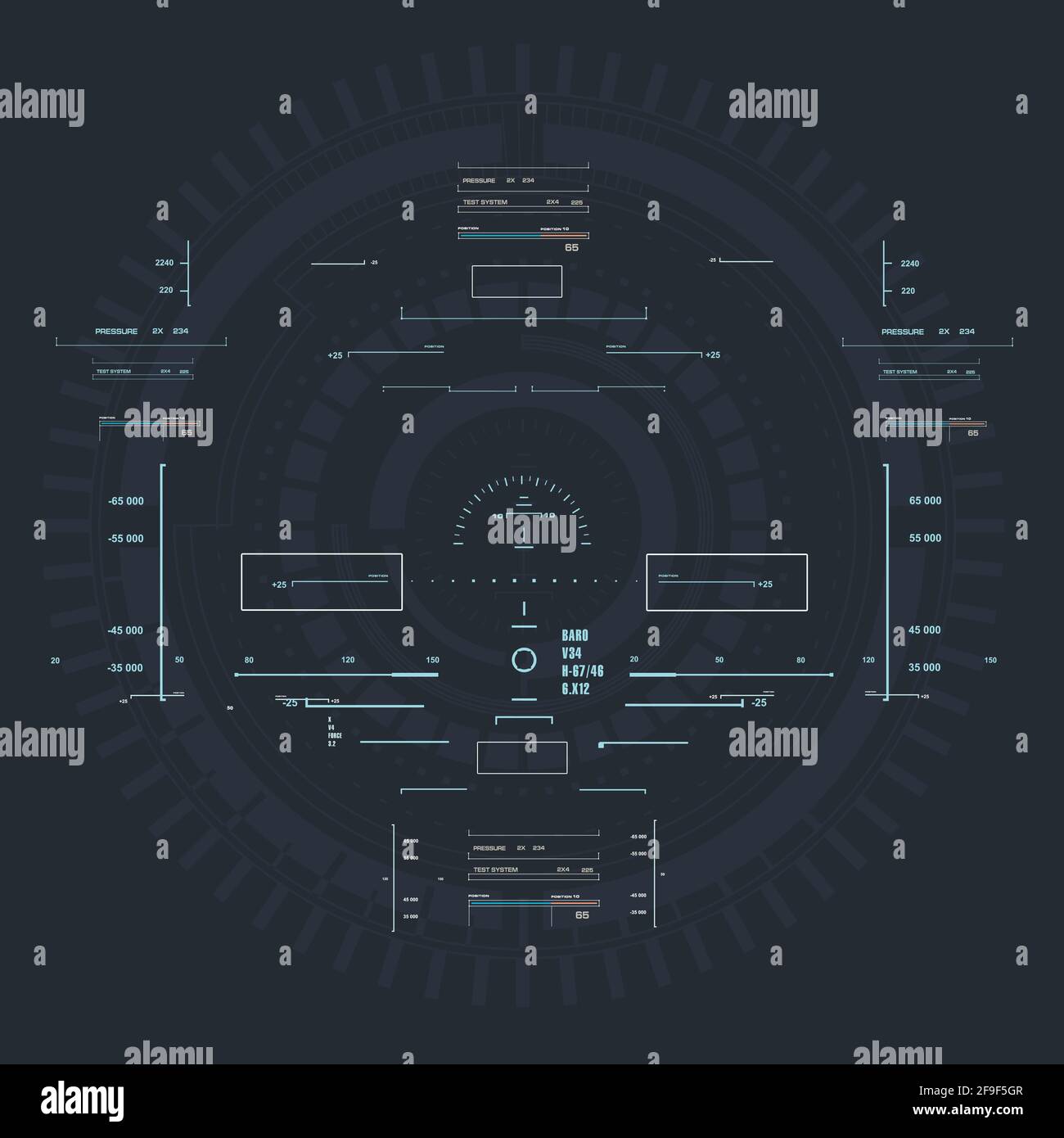 Futuristic Graphic User Interface Stock Vector Image & Art - Alamy