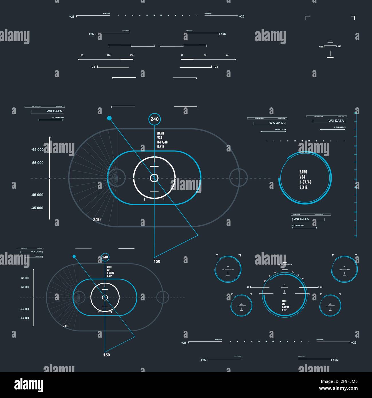 Futuristic Graphic User Interface Stock Vector Image & Art - Alamy