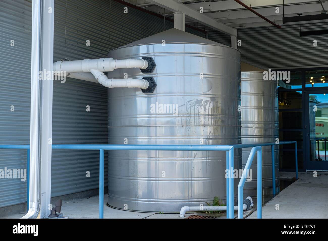 Steel rainwater tanks hi-res stock photography and images - Alamy
