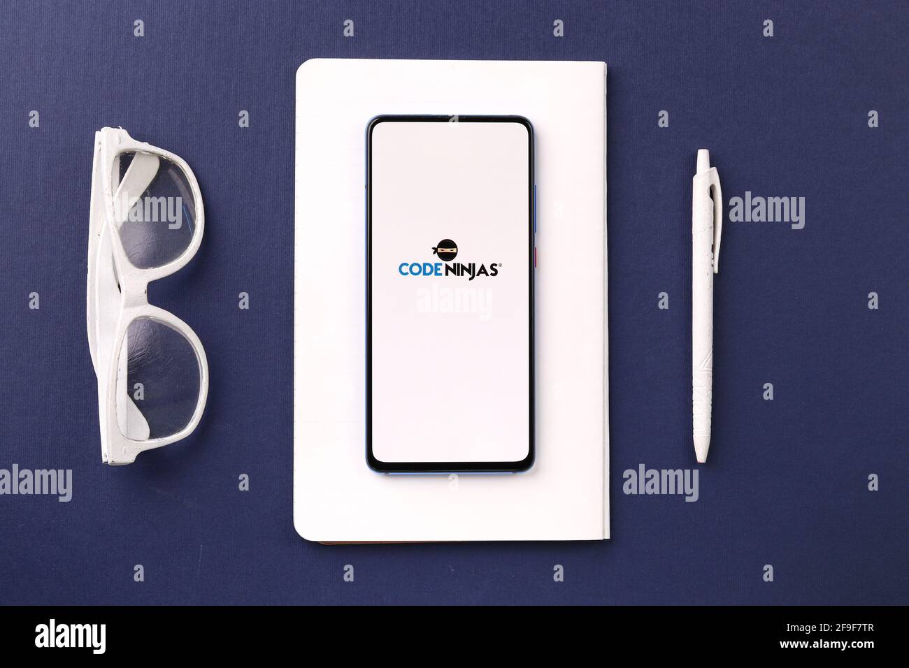 Assam, india - April 19, 2021 : Code Ninjas logo on phone screen stock ...