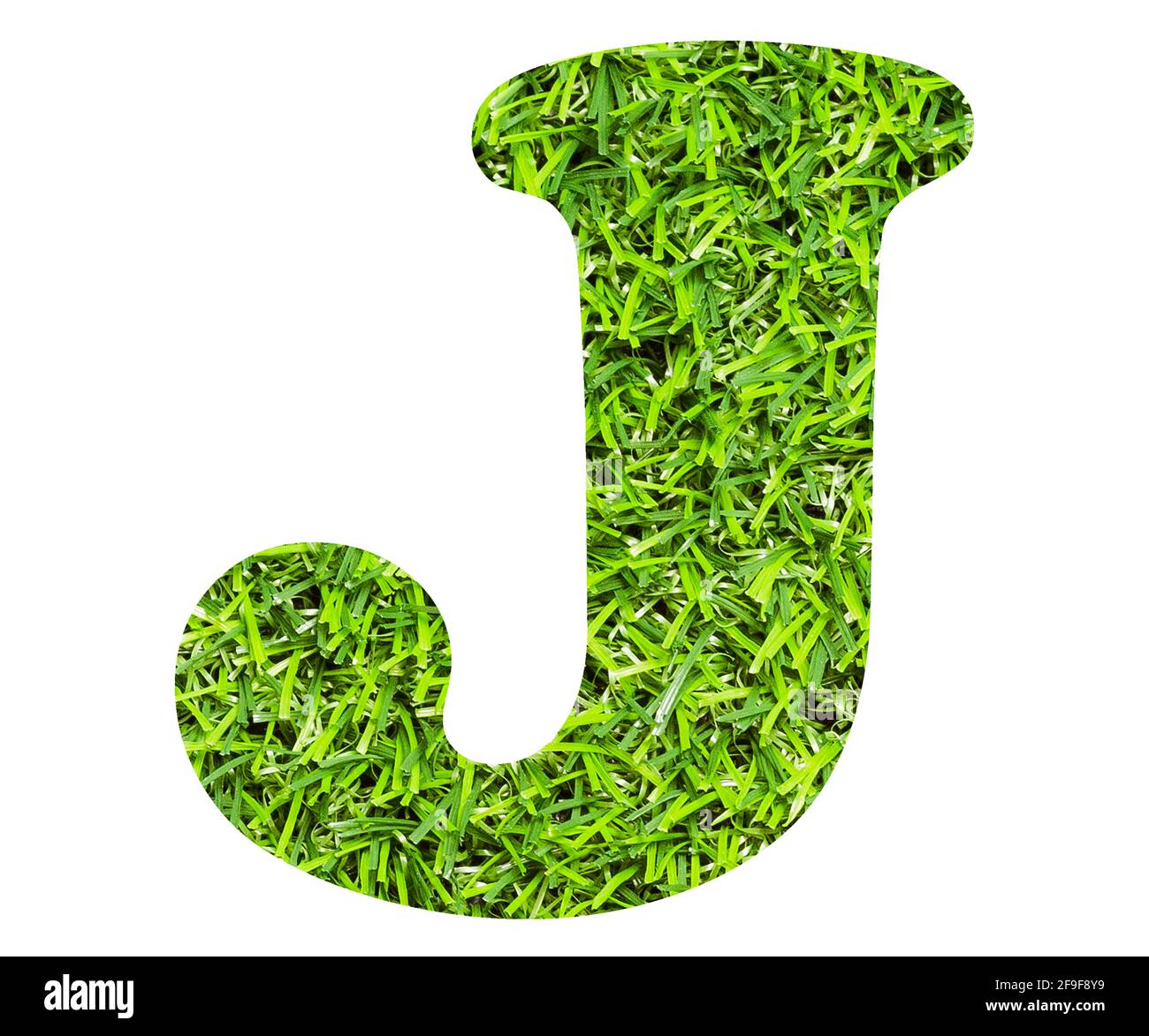 The Letter J In Green
