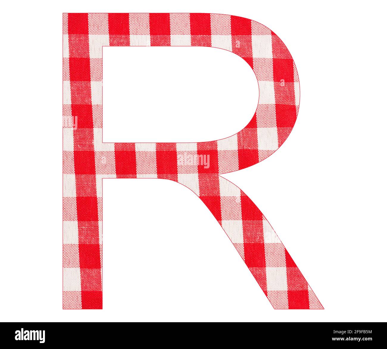 R fabric background Cut Out Stock Images & Pictures - Alamy