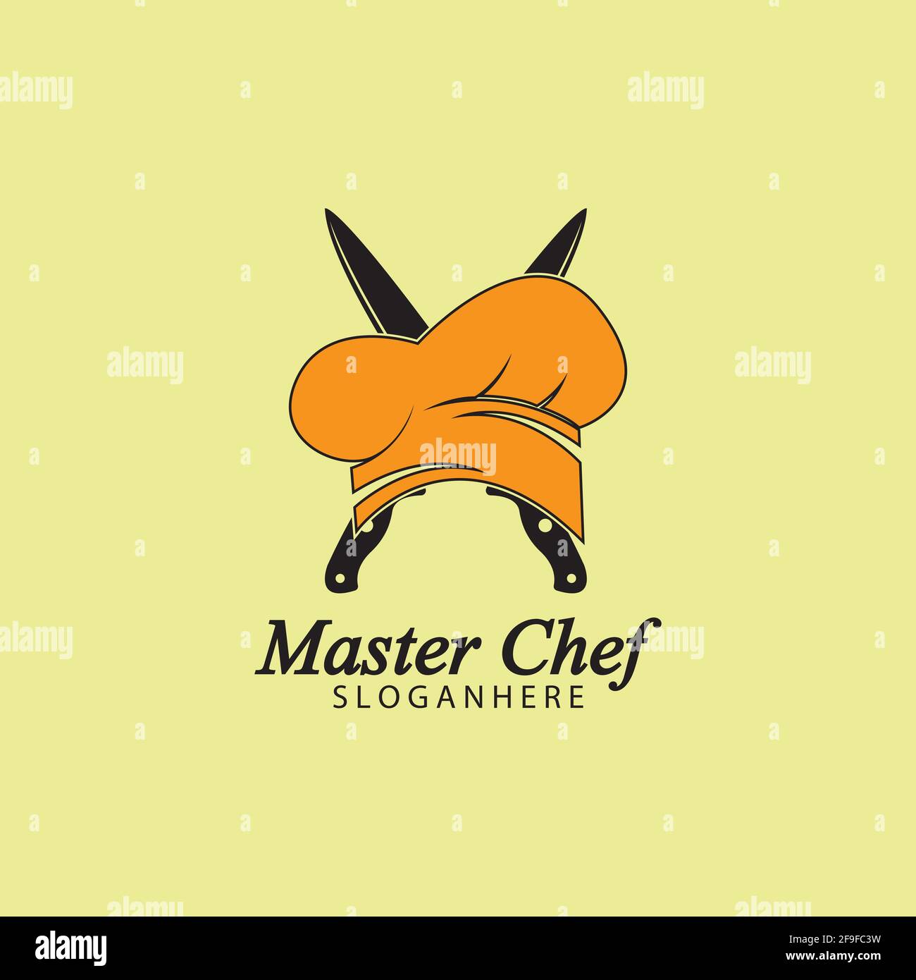 Master Chef Logo Design Vector Illustration Stock Vector Image & Art ...