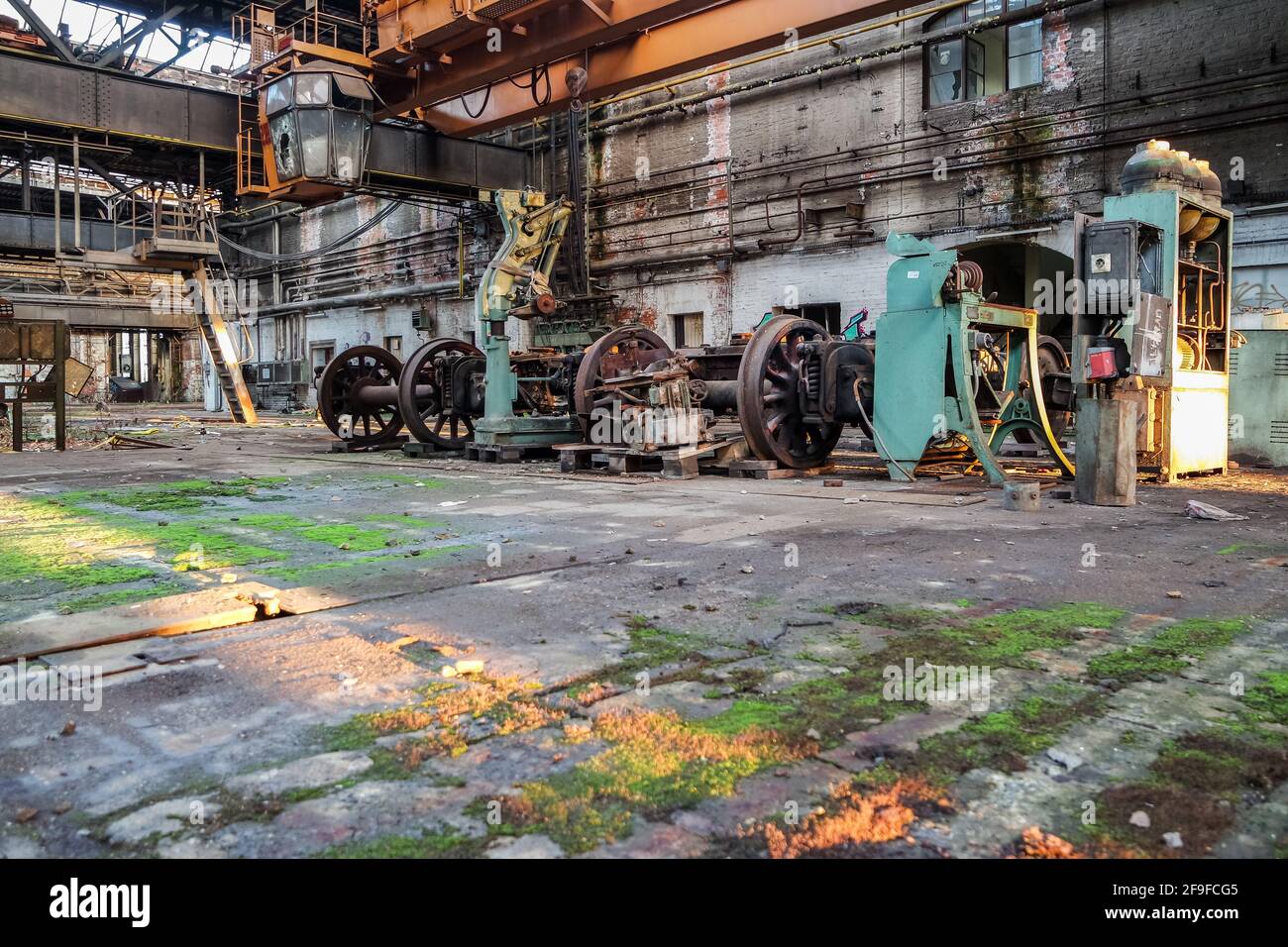 GDR washing water tank in a fabric Stock Photo - Alamy