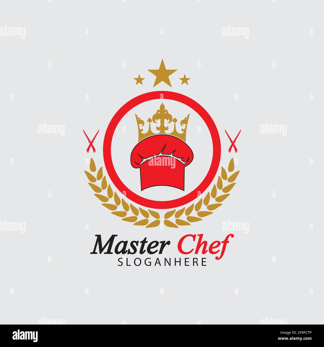 Master Chef Logo Design Vector Illustration Stock Vector Image & Art ...