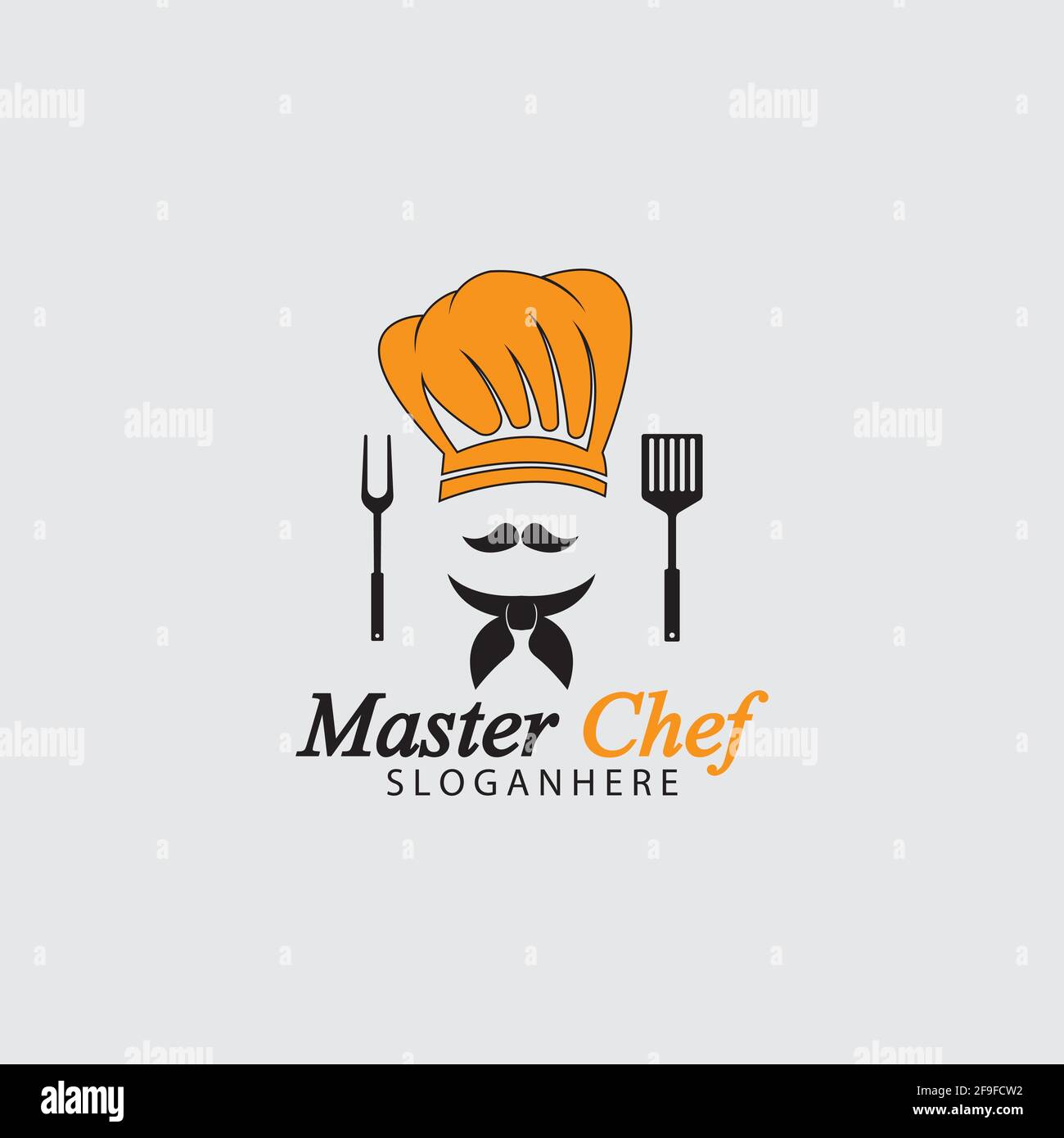 Master Chef Logo Design Vector Illustration Stock Vector Image & Art ...