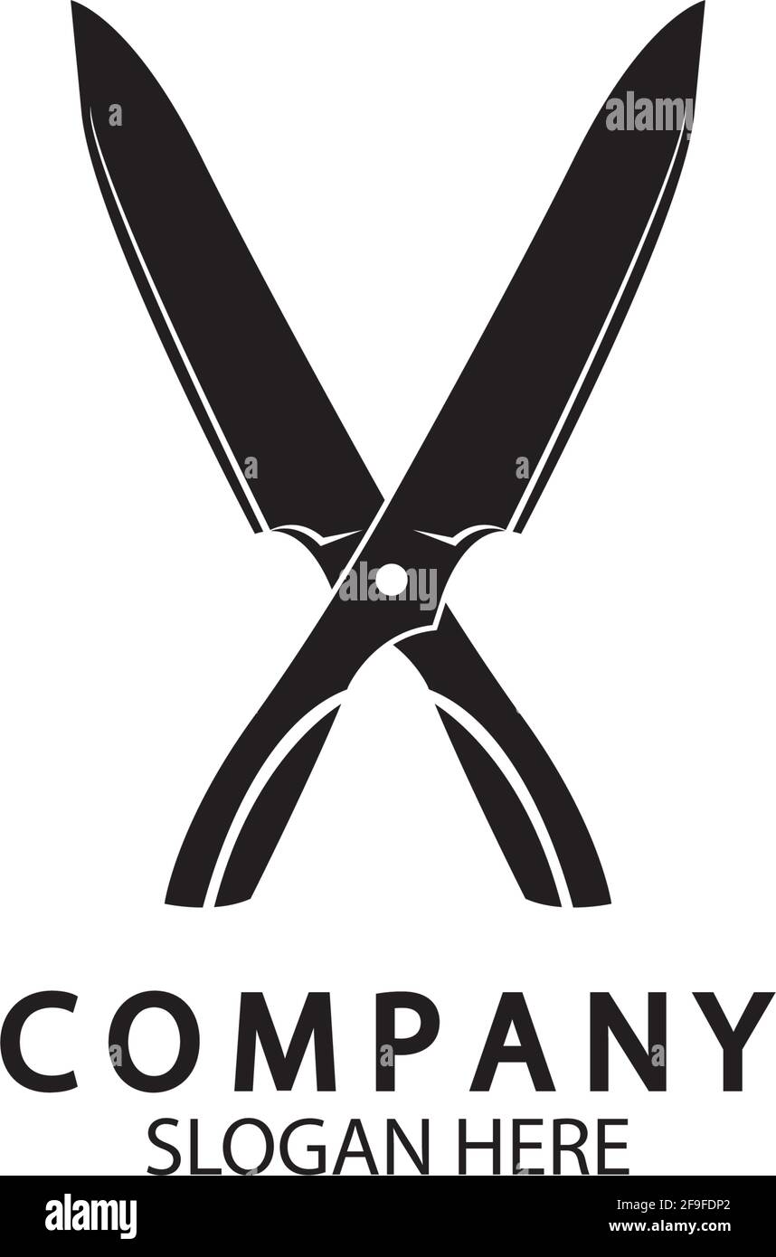 The crossed knives icon. Knife and chef, kitchen symbol. Flat ...