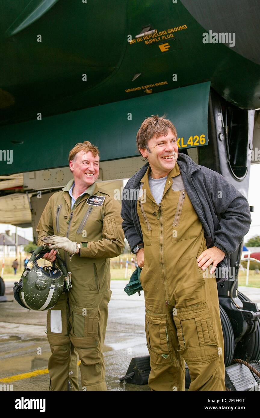 Bruce Dickinson, Iron Maiden vocalist & pilot, happy after taking ...
