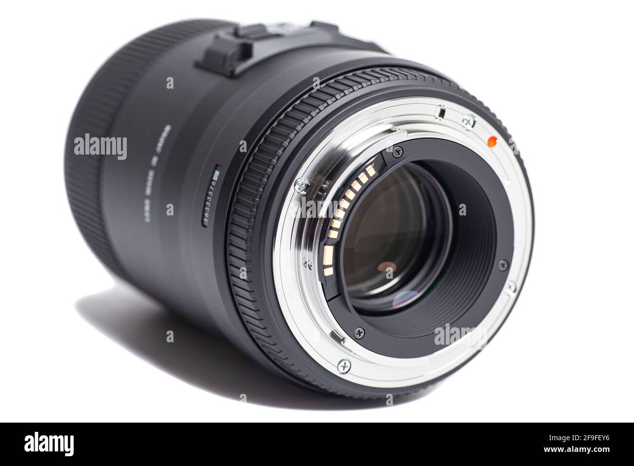 Camera photo lens isolated on white background Stock Photo - Alamy