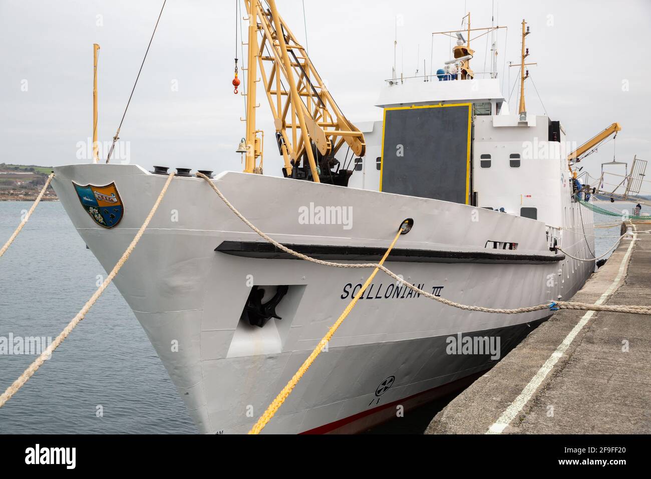 RMV Scillonian lll moored in Penzance, Cornwall,UK Stock Photo - Alamy