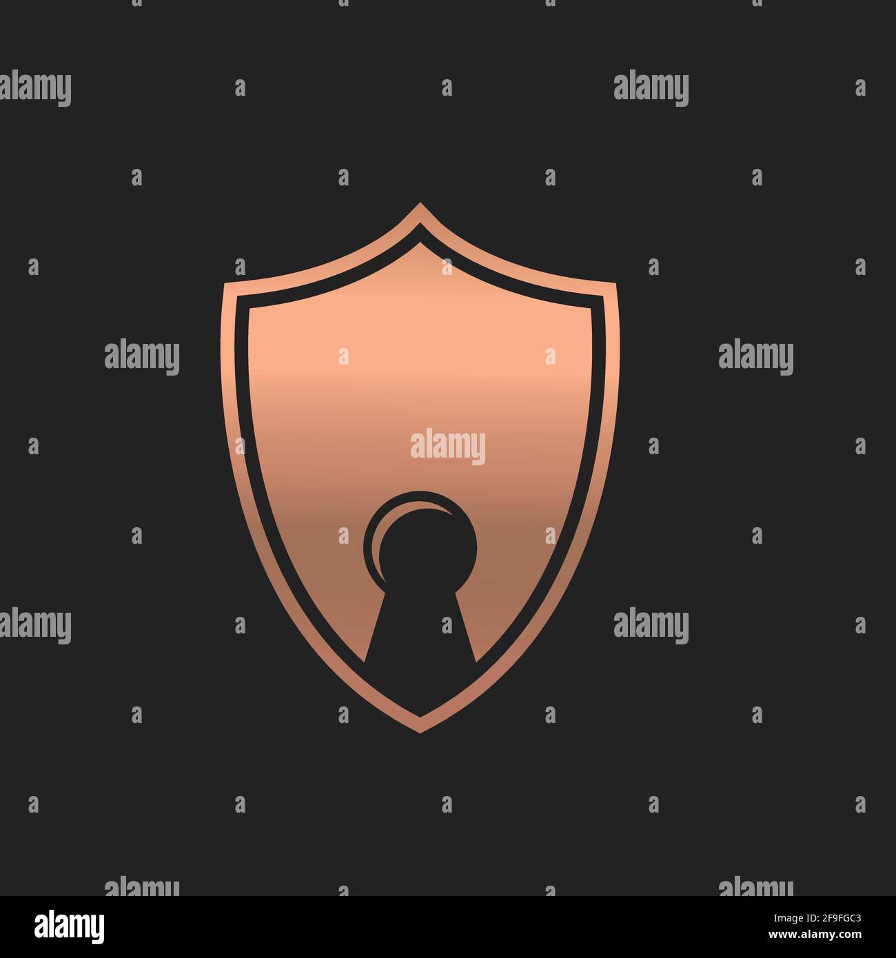Key hole Illustration logo. abstract key hole logo concept vector Stock ...