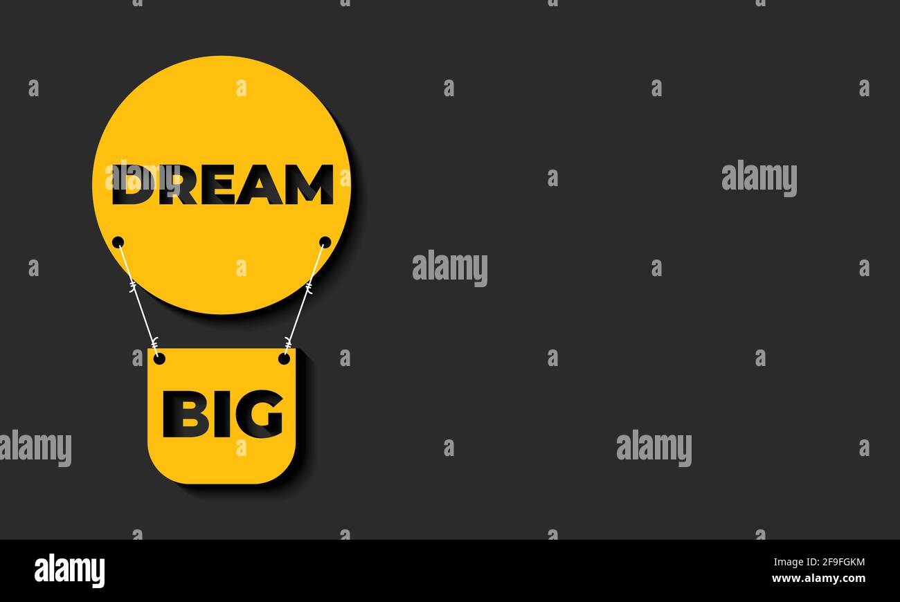 Motivational Quote Background Design. Yellow design on black background ...