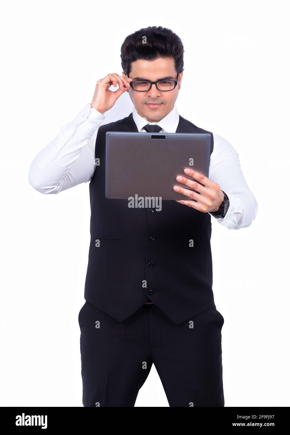 Indian man reading Cut Out Stock Images & Pictures - Alamy