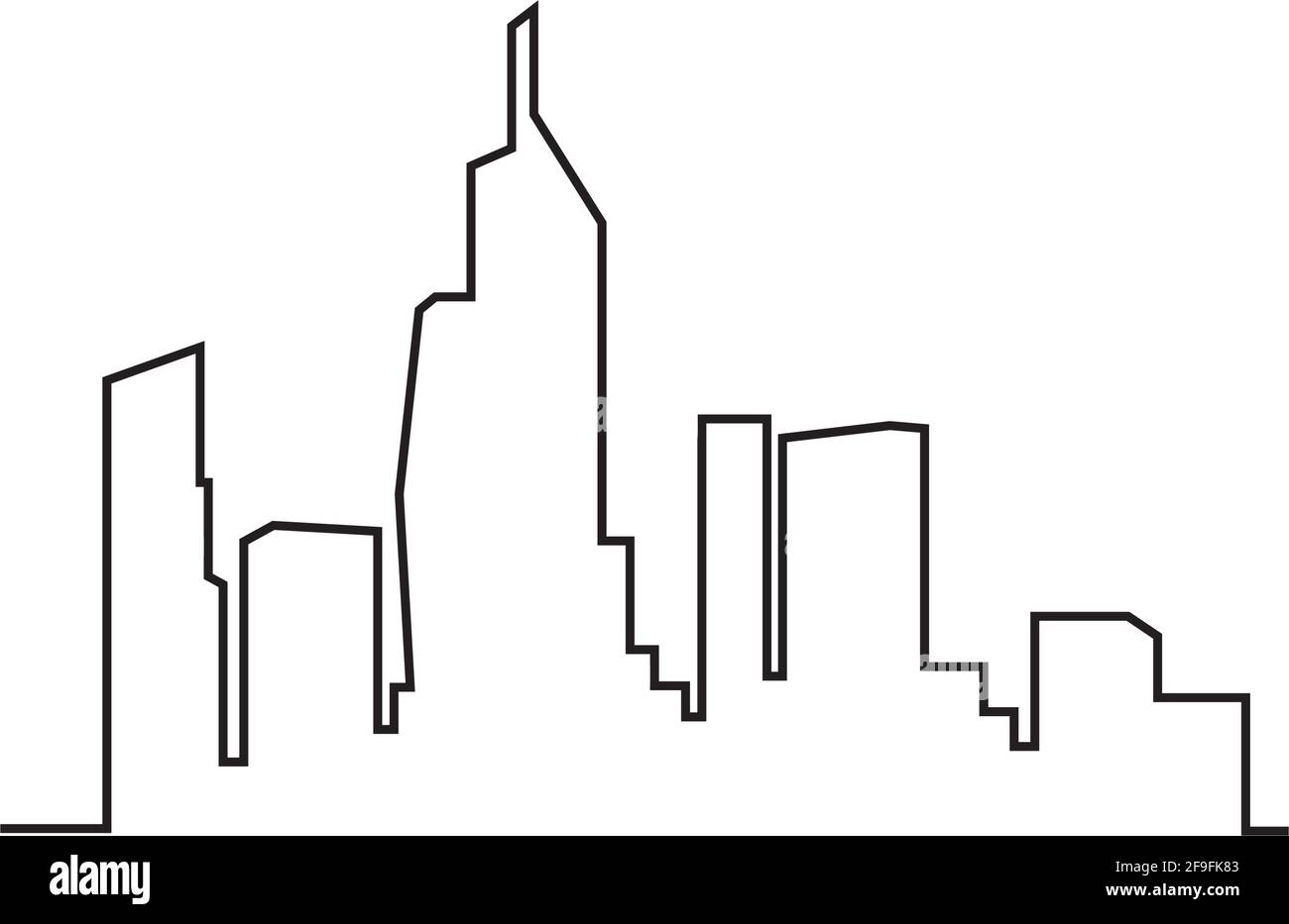 Simple Skyline Vector