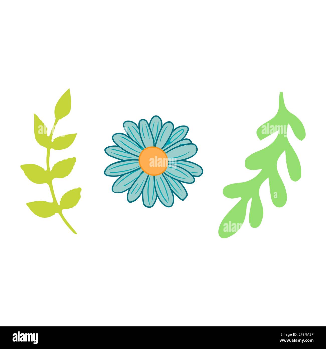 Springtime greenery Stock Vector Images - Alamy