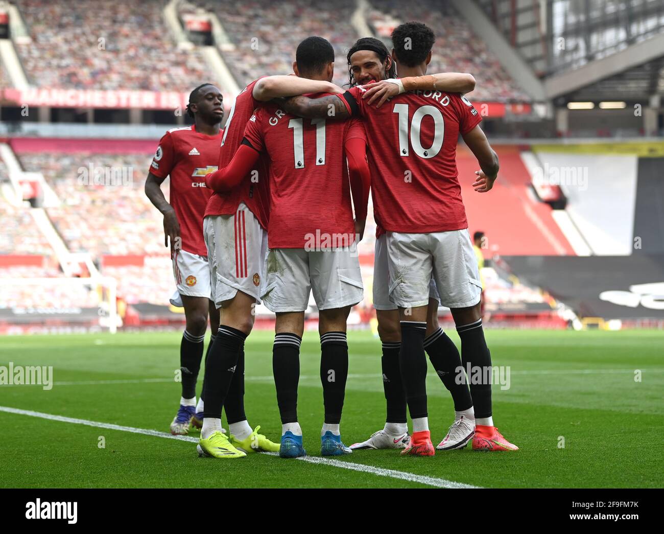 Manchester United's Mason Greenwood celebrates scoring their side's ...