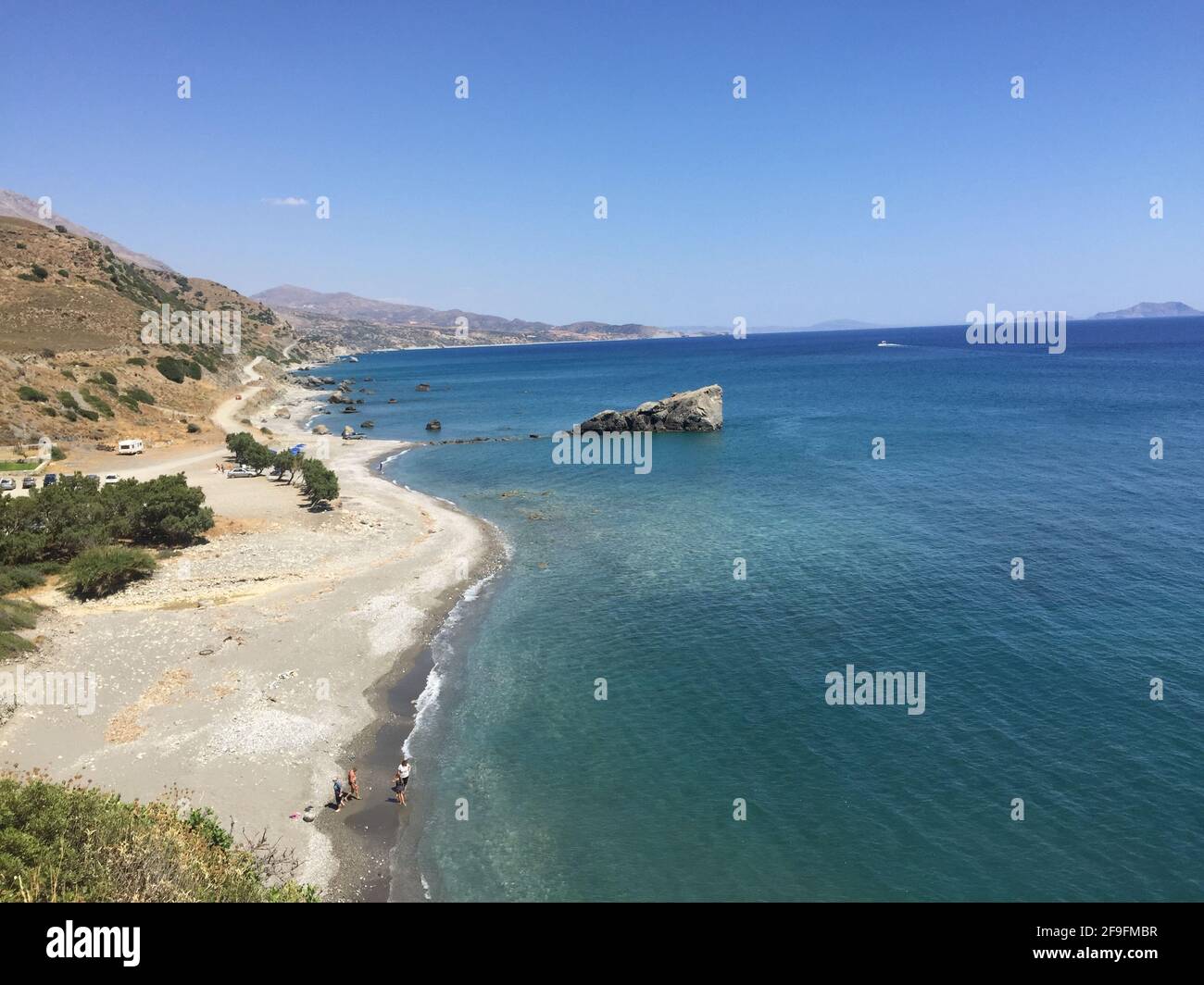 Beaches of Crete, Greece Stock Photo - Alamy