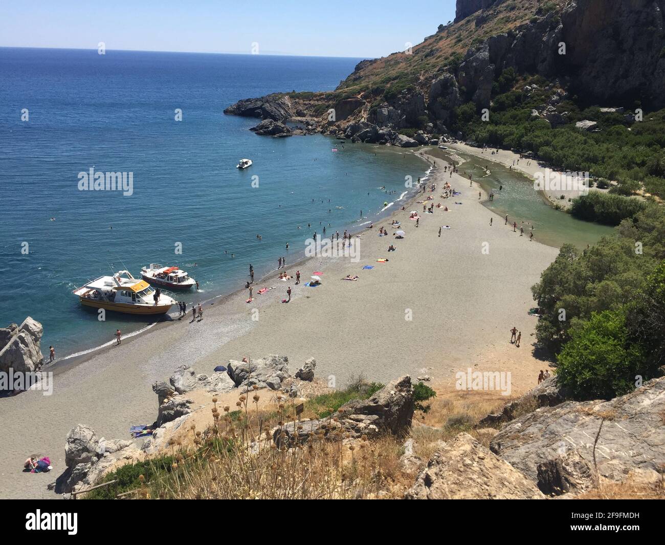 Beaches of Crete, Greece Stock Photo - Alamy