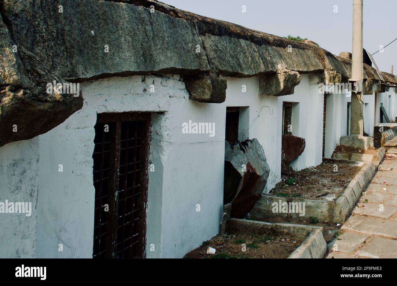 Ancient huts in Nandi Hills, India Stock Photo - Alamy