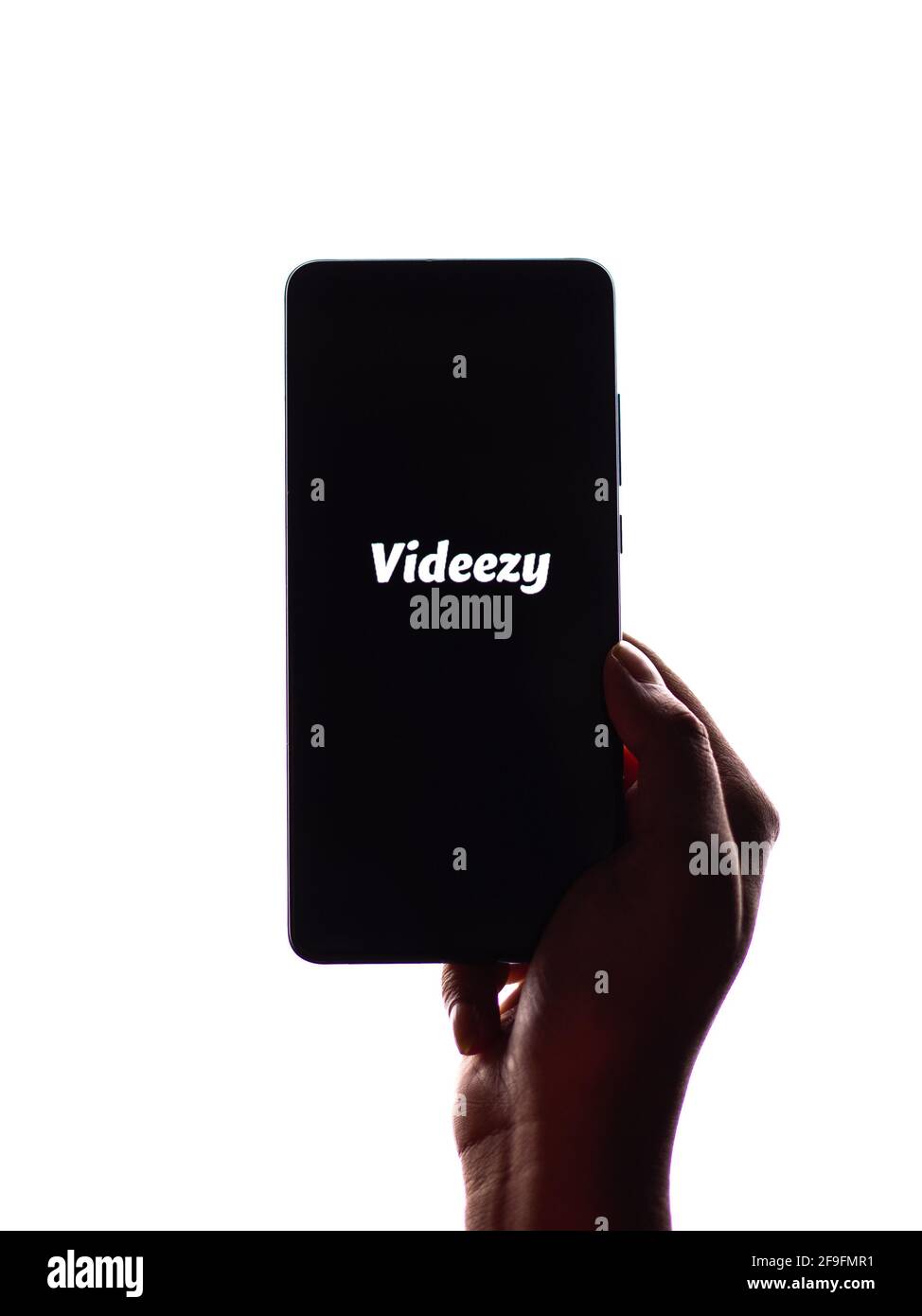 Assam, india - April 19, 2021 : Videezy logo on phone screen stock ...