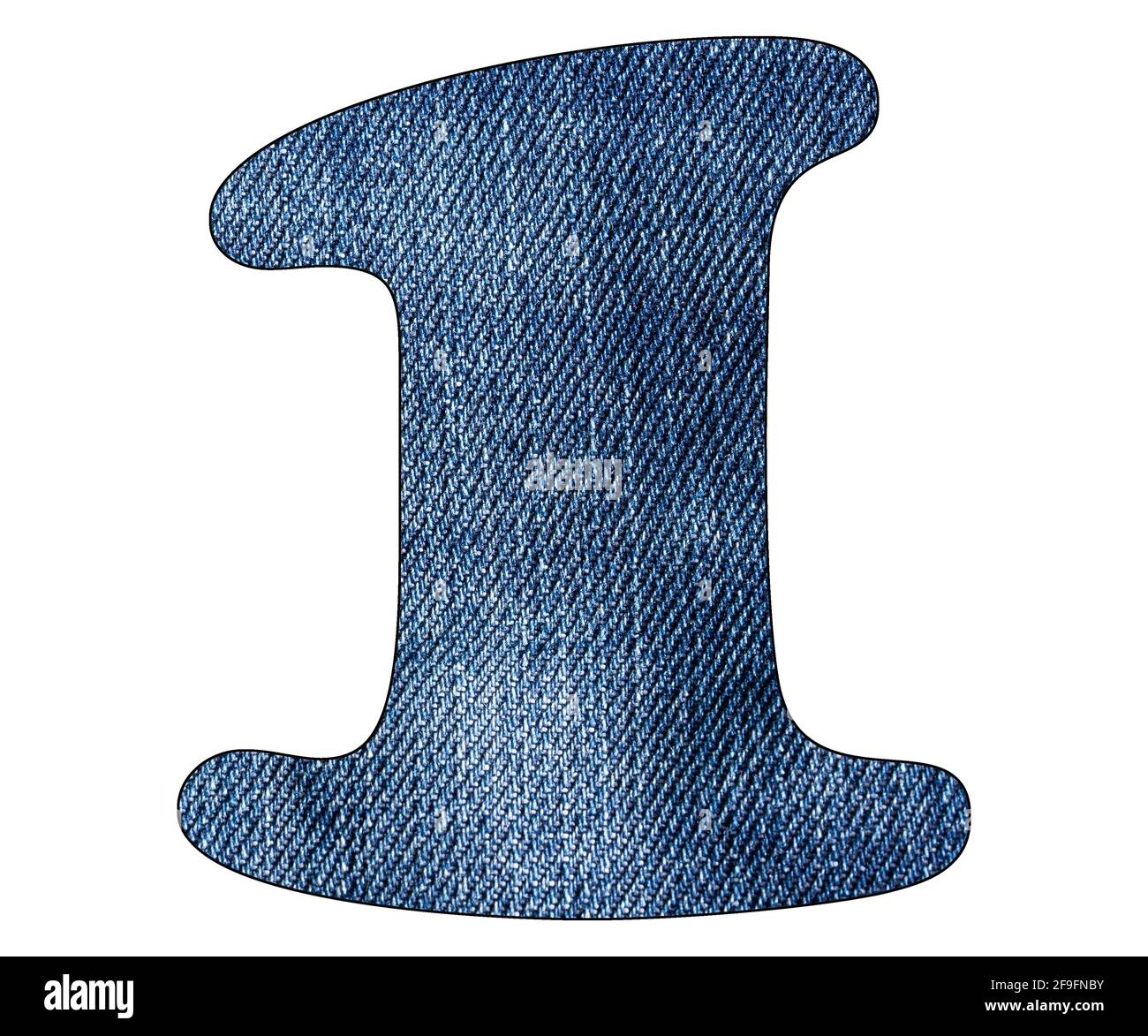 Number 1 - Texture details of denim blue jeans Stock Photo - Alamy