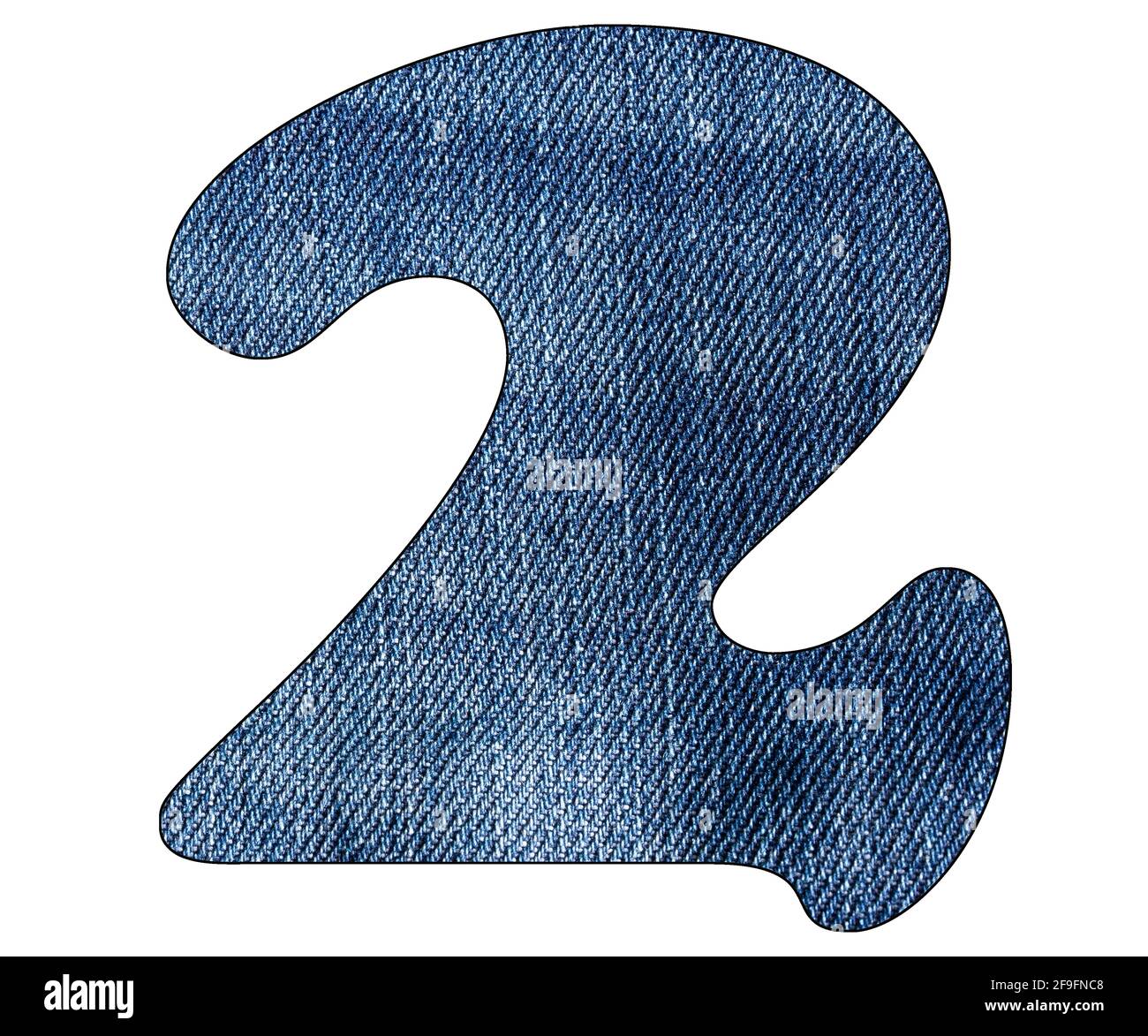 Number 2 - Texture details of denim blue jeans Stock Photo - Alamy