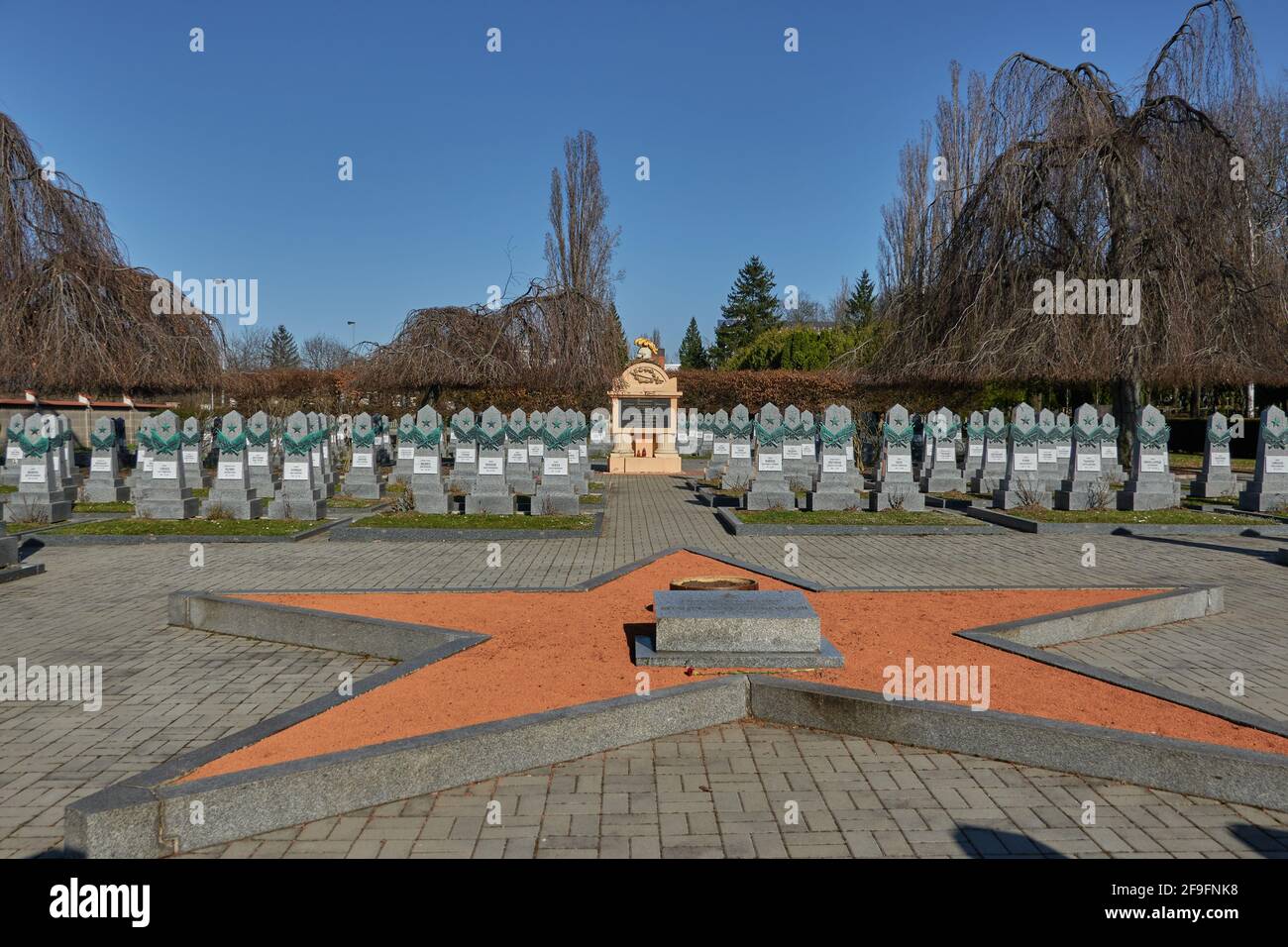Prague, Czech Republic - March 30, 2021 - Prague War Cemetery 1939 ...