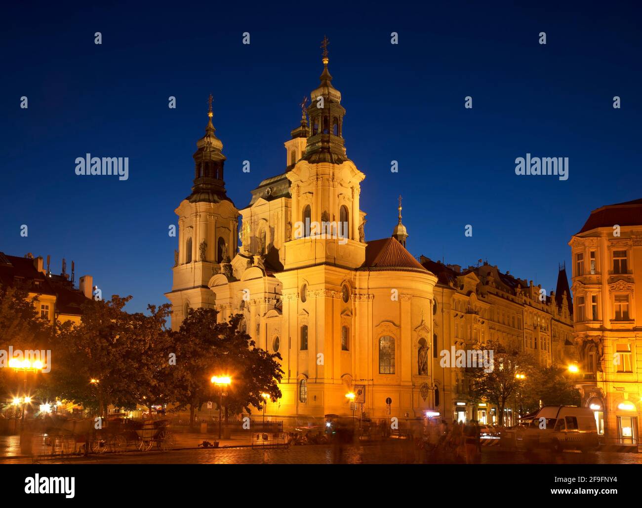 Church of St. Nicholas in Prague. Czech Republic Stock Photo - Alamy
