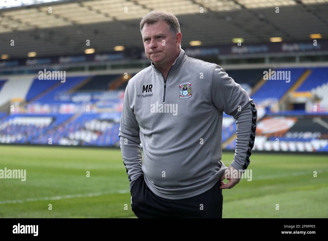 Coventry City manager Mark Robins after the Sky Bet Championship match ...